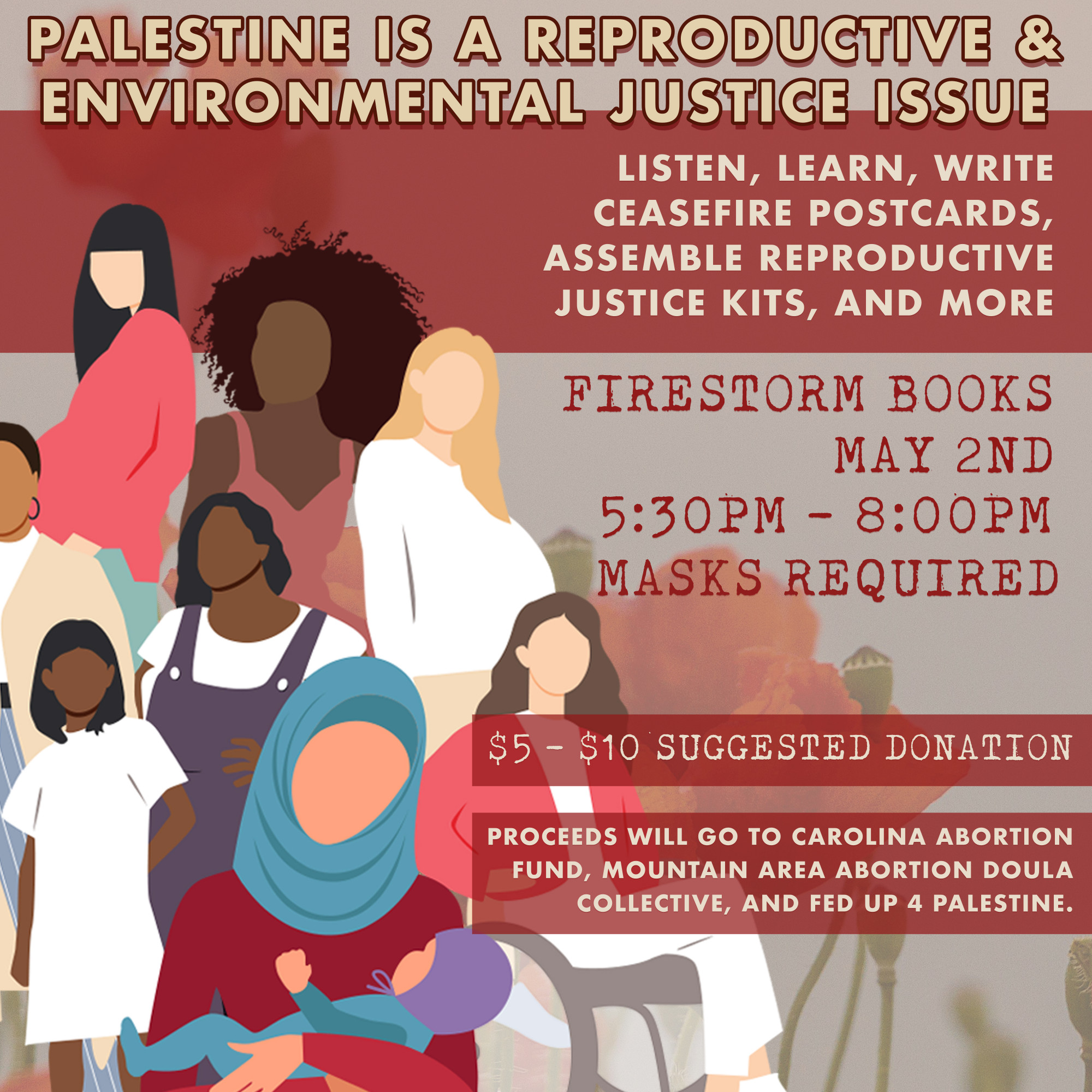 POSTPONED Palestine is a Reproductive & Environmental Justice Issue ...