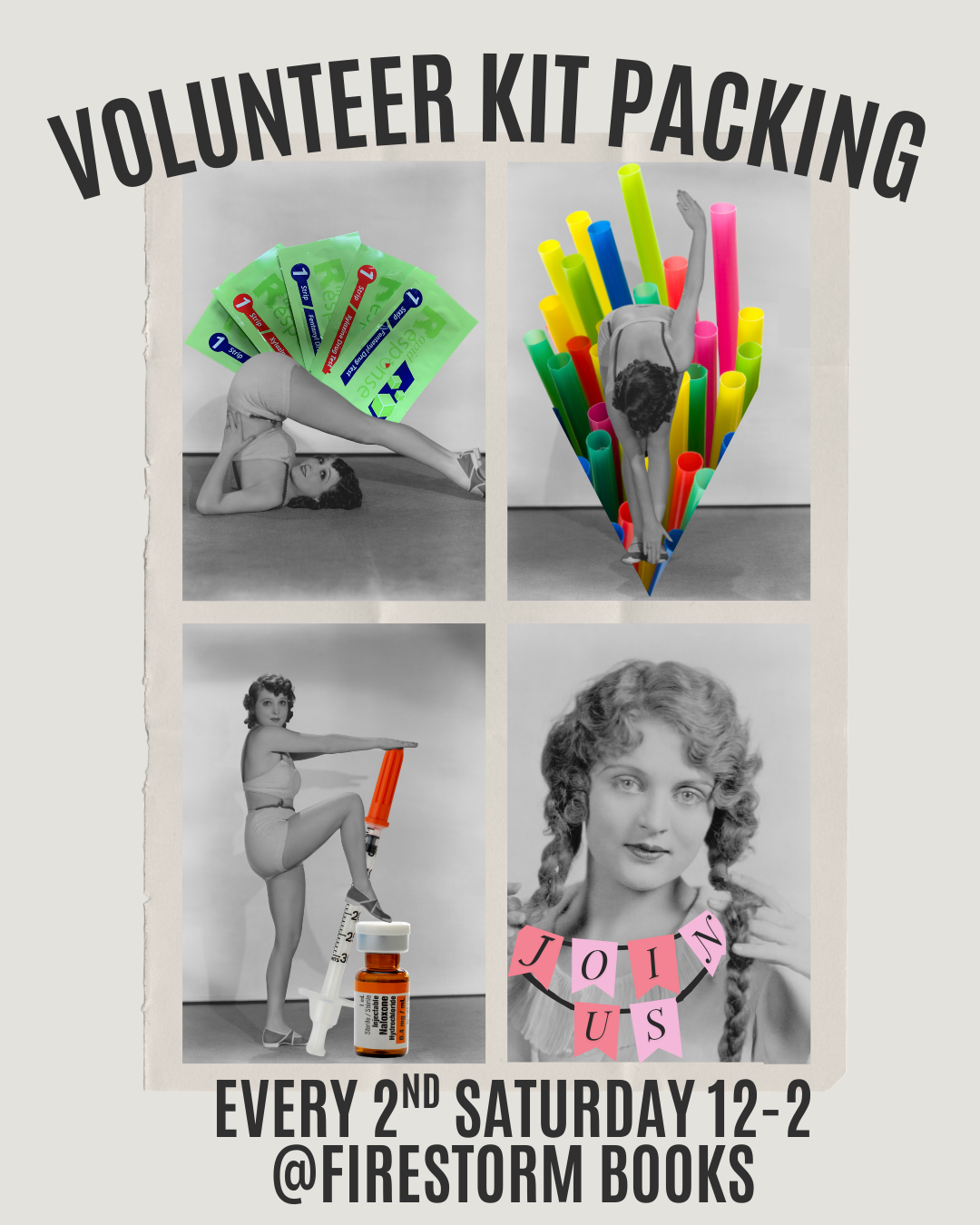 Harm Reduction Kit Packing Party | Calendar | Firestorm Books