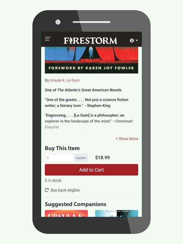 Firestorm Buy-Back Program | Firestorm Books