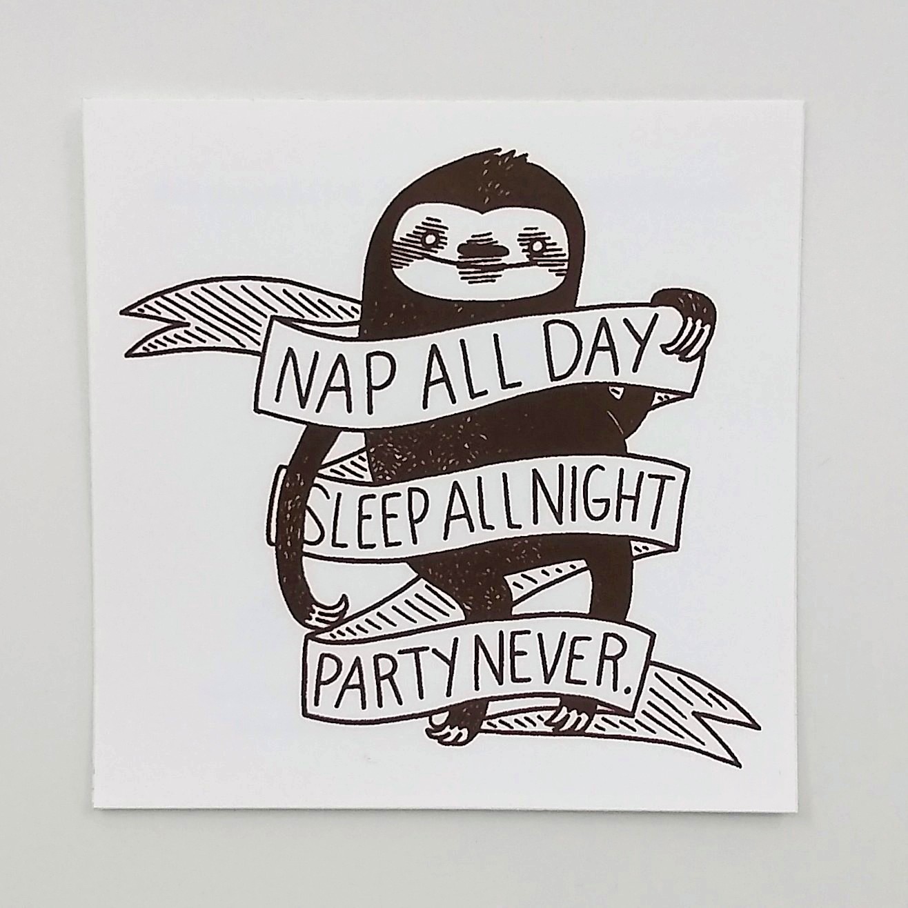 Nap All Day Sticker | Firestorm Books