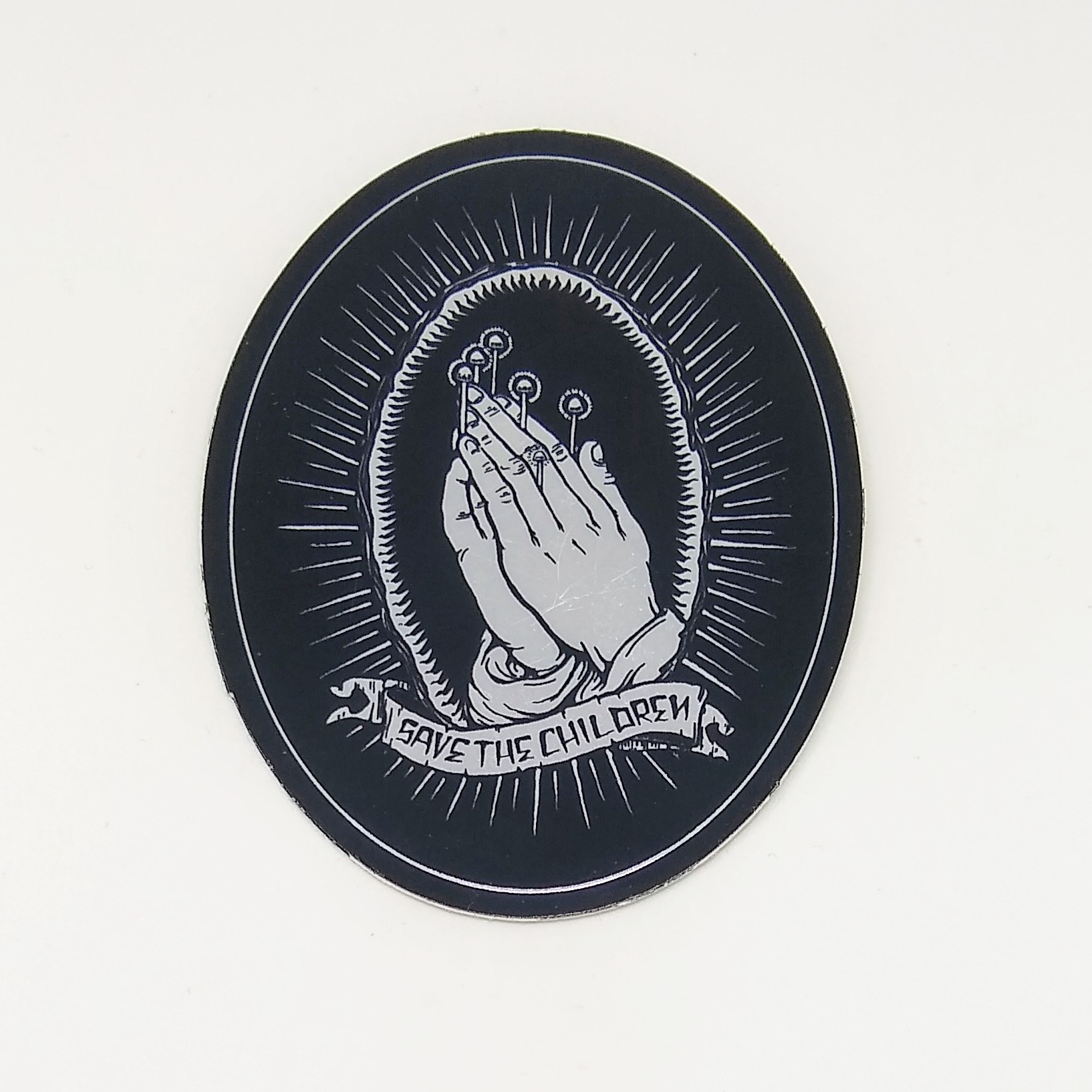 Save the Children Chrome Sticker | Firestorm Books