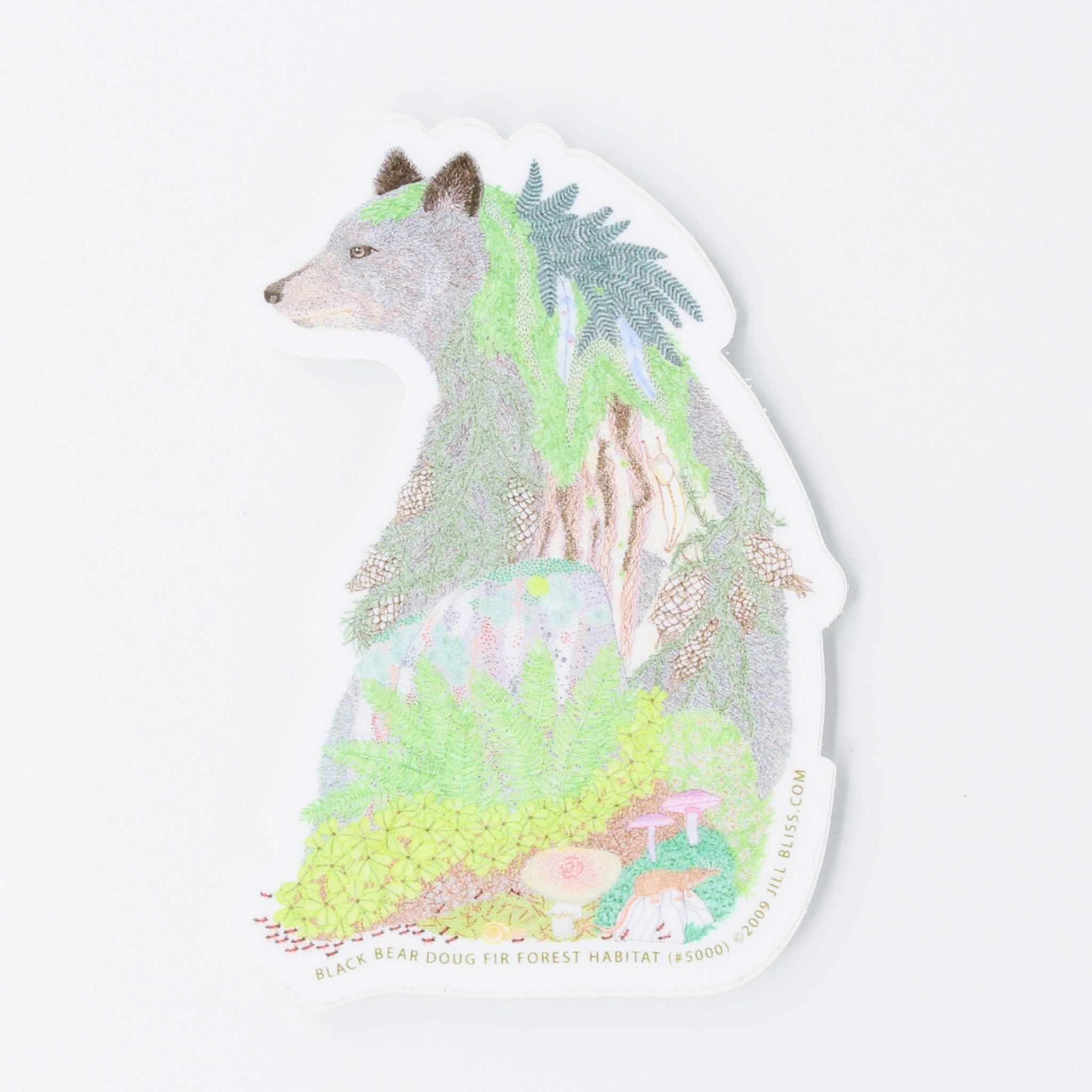 Black Bear Forest Sticker | Firestorm Books