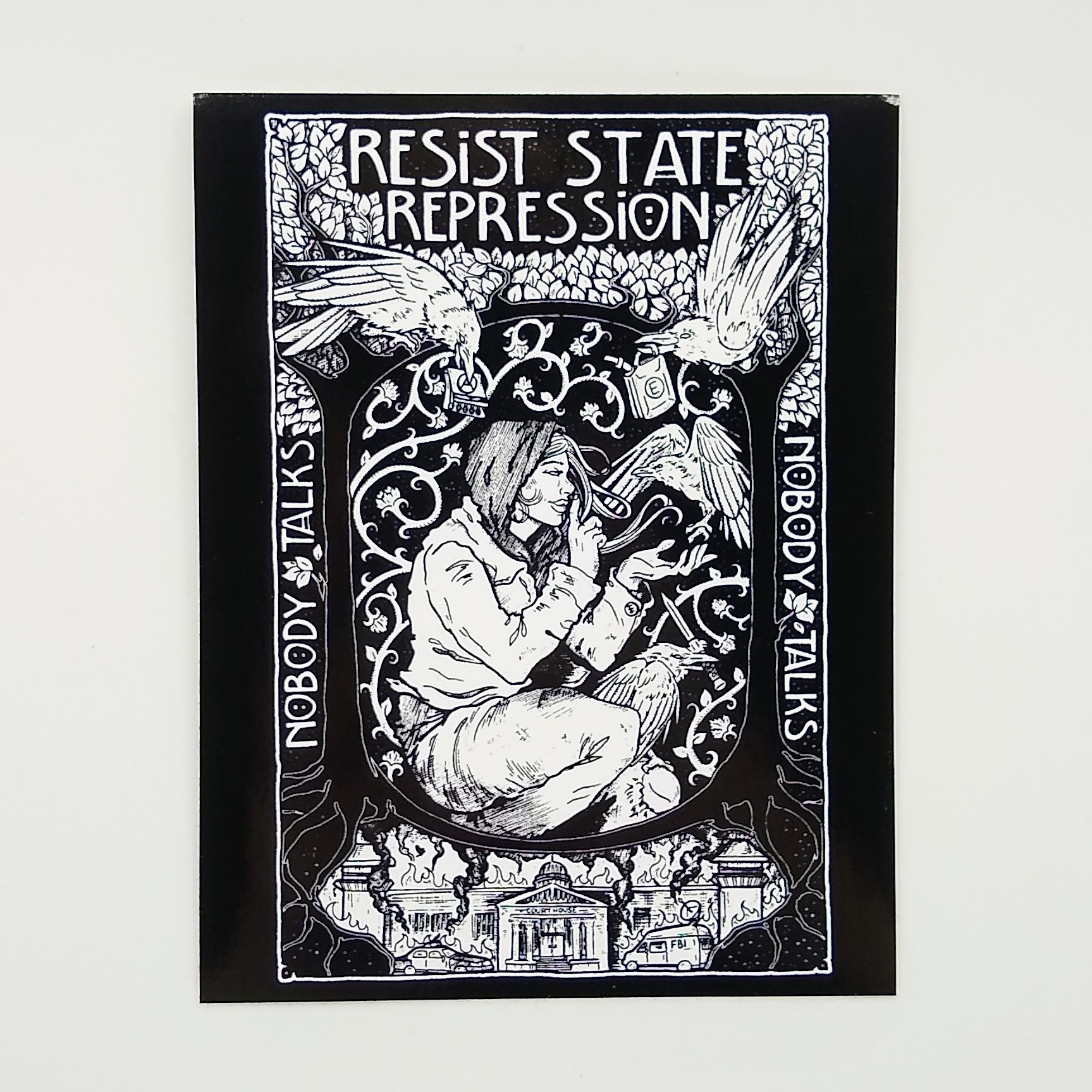 Resist State Repression Sticker | Firestorm Books