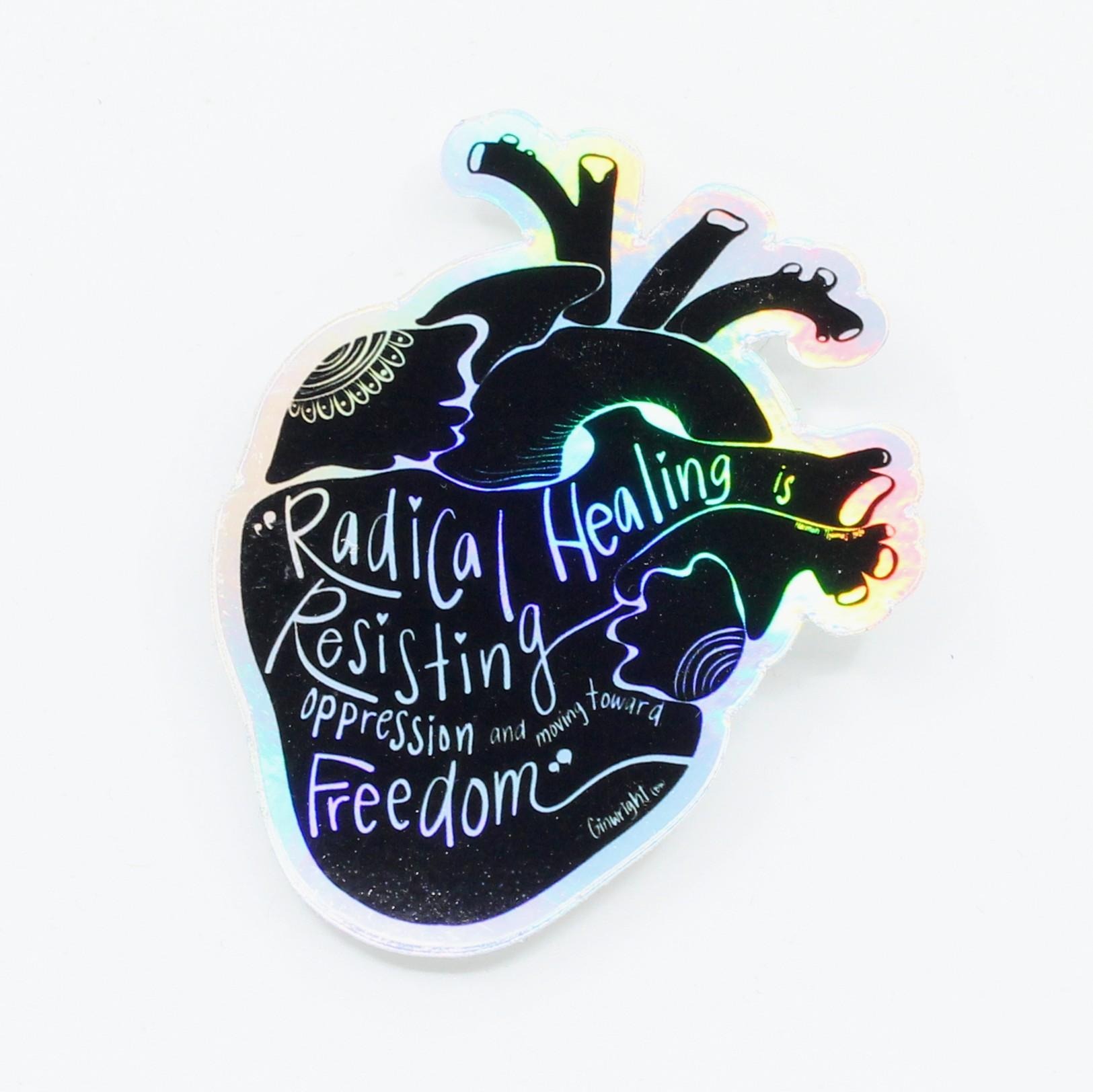 Radical Healing Heart Sticker | Firestorm Books