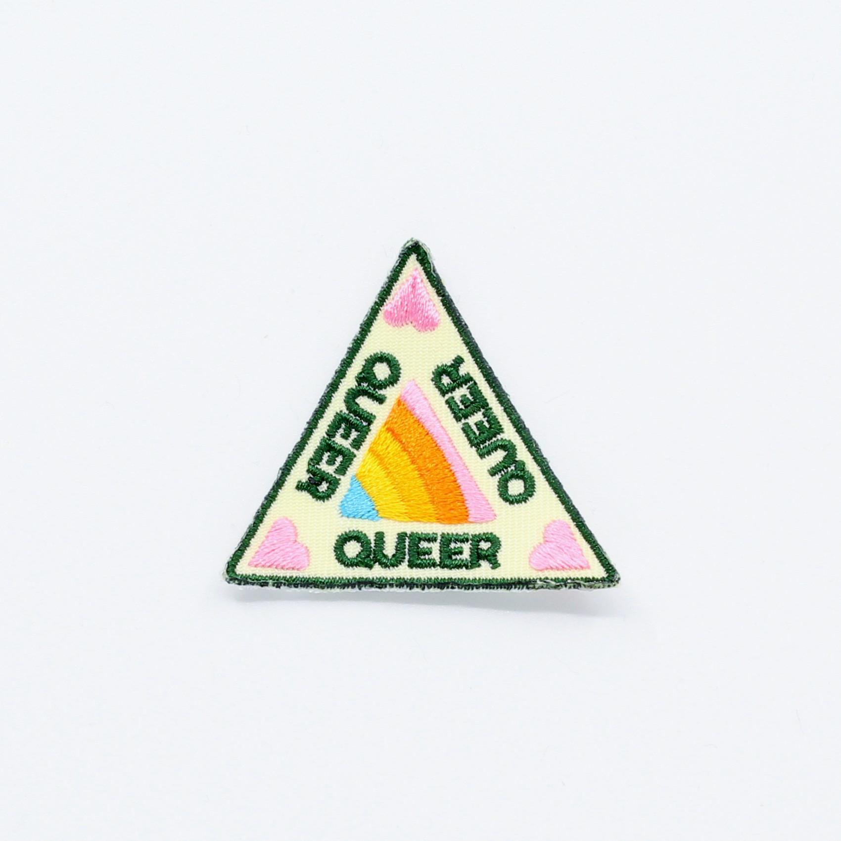 Queer Triangle Embroidered Patch | Firestorm Books