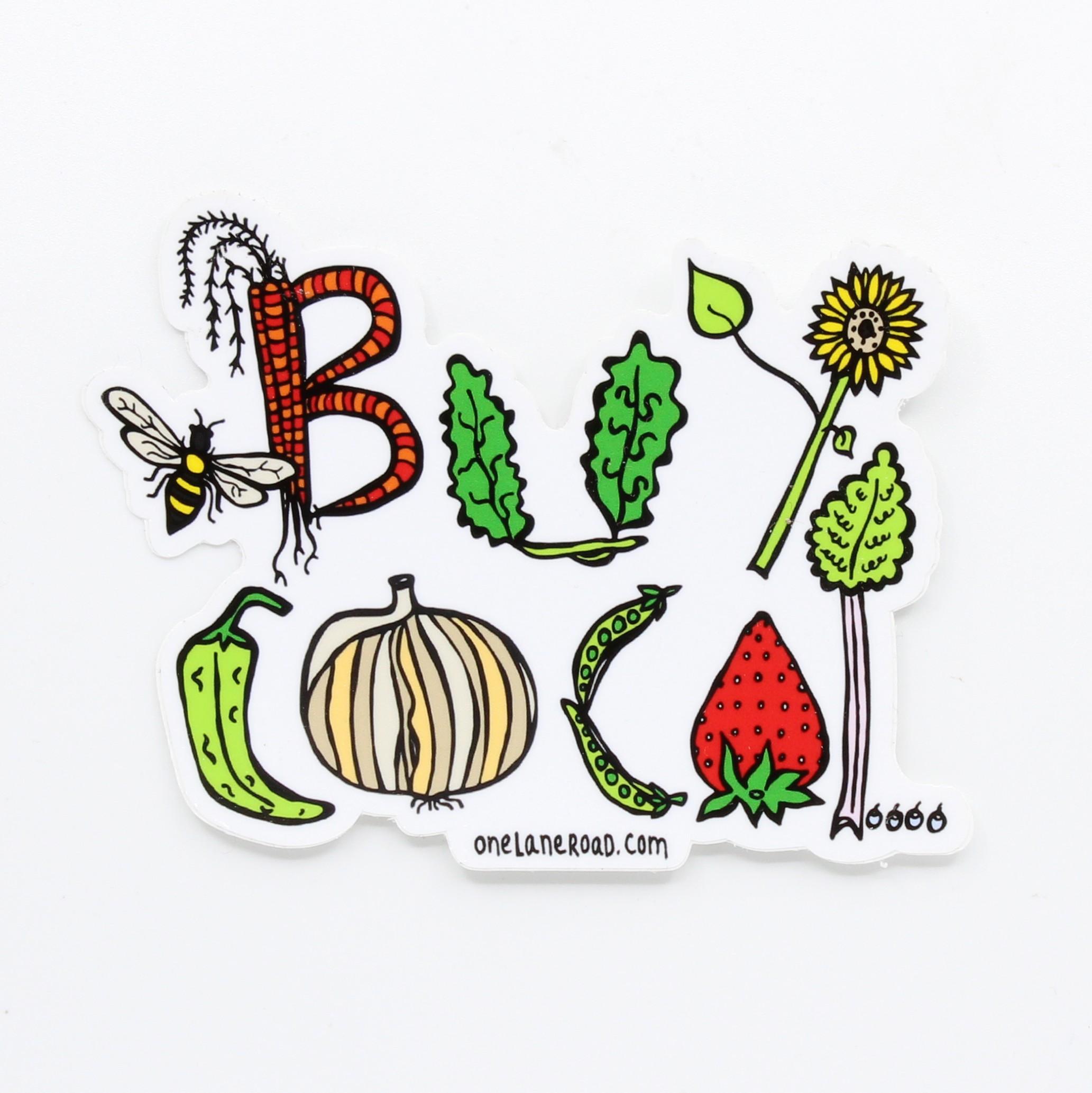 Buy Local Sticker | Firestorm Books