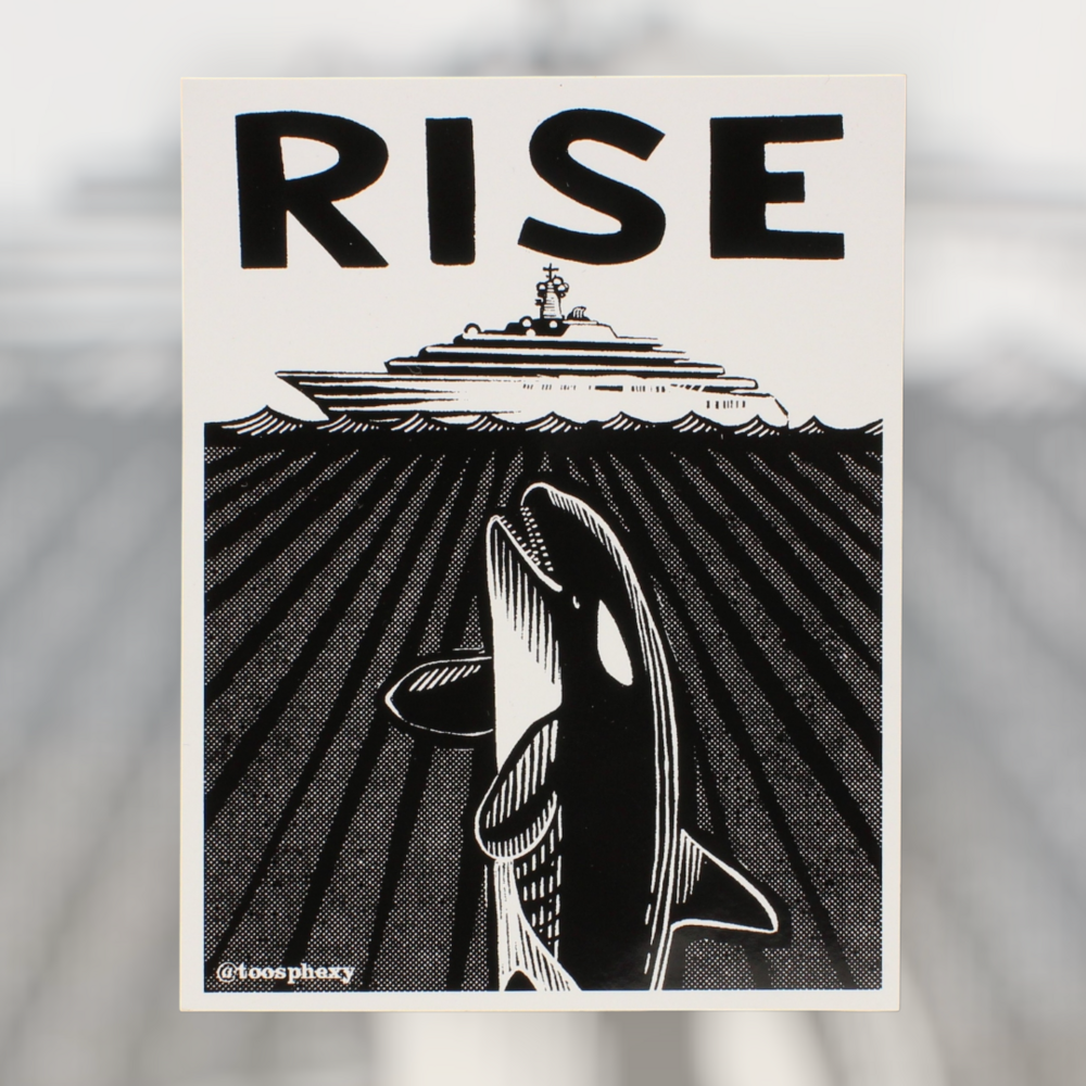RISE Sticker | Firestorm Books
