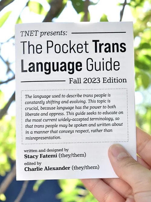 The Pocket Trans Language Guide by Charlie Alexander and Stacy Fatemi ...