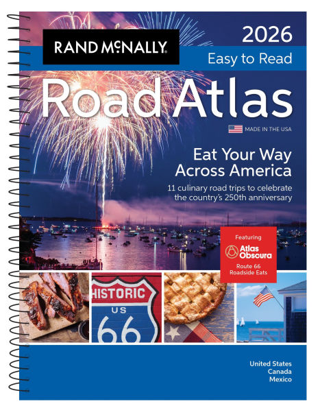 2026 Easy to Read Midsize Road Atlas by Rand McNally | Firestorm Books